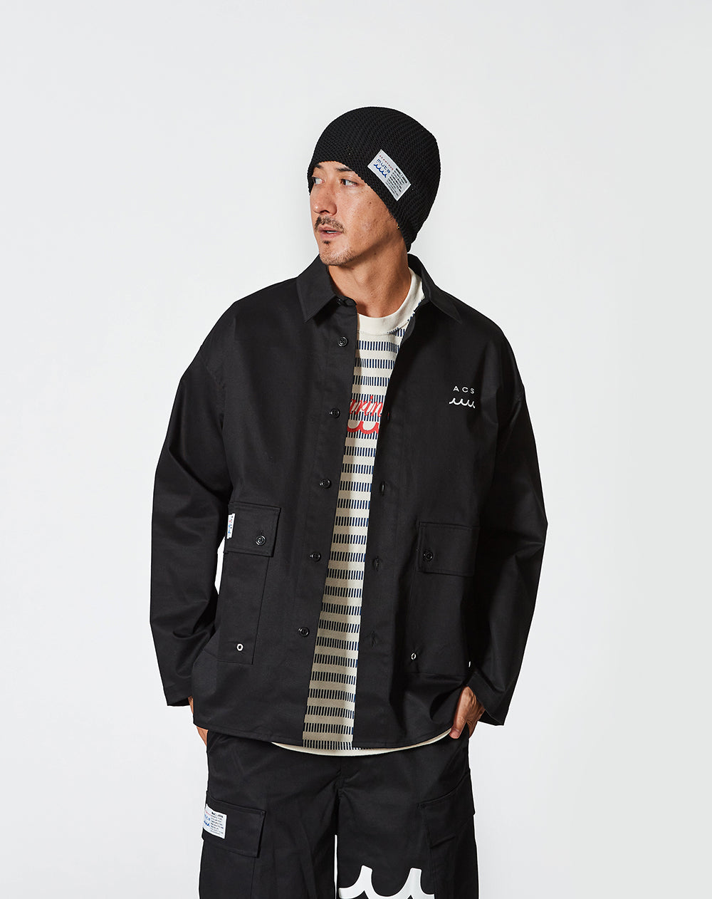 ACANTHUS × muta MARINE Military Shirt Jacket [全2色] – muta Online Store